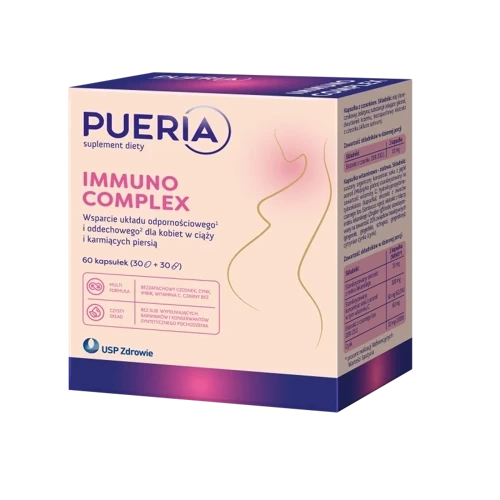 Pueria Immuno Complex x 60 kapsułek - opinie, działanie, skład - USP zdrowie - i-Apteka.pl