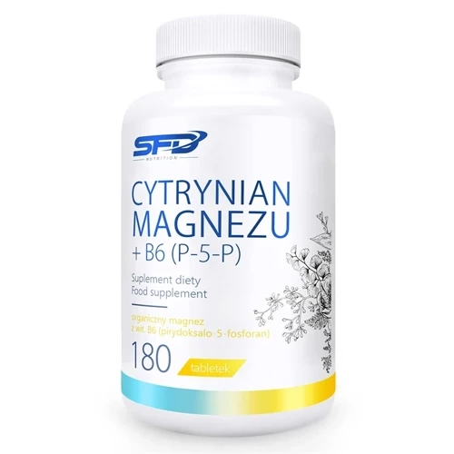SFD Cytrynian Magnez+B6 (P-5-P) x 180 tabletek - opinie, działanie, skład - SFD Spółka Akcyjna ...