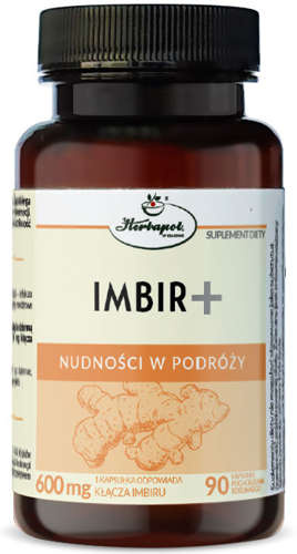 Imbir+ x 90 kapsułek - opinie, działanie, skład - Herbapol Kraków - i ...