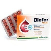 BIOFER Folic x 40 tabletek - opinie, działanie, skład - Pharbio Medical ...