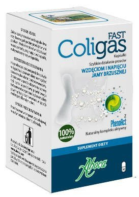 Coligas Fast x 30 kapsułek - opinie, działanie, skład - Aboca - i-Apteka.pl