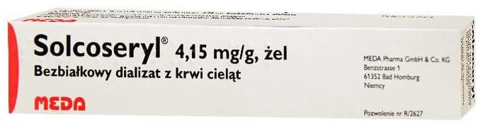 SOLCOSERYL 10% Żel 20g - opinie, działanie, skład - Meda Pharma - i ...