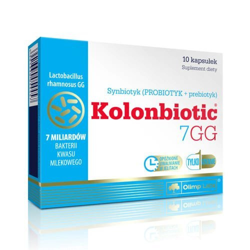 OLIMP Kolonbiotic 7GG x 10 kapsułek - krótka data | cena, opinie, dawkowanie, skład | i-Apteka.pl