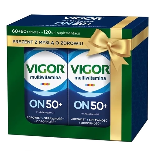 VIGOR multiwitamina ON 50+ 2 x 60 tabletek - opinie, działanie, skład ...