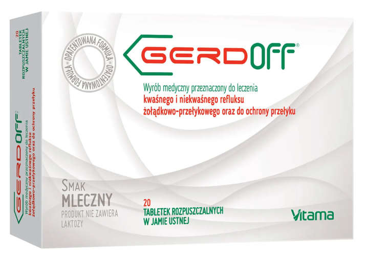 Gerdoff x 20 tabletek do ssania - opinie, działanie, skład - Vitama S.A ...