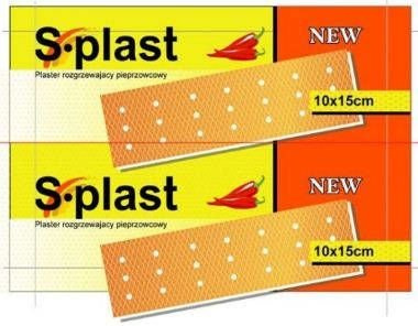 Plaster S-plast rozgrzewający pieprzowcowy x 50 sztuk - opinie ...