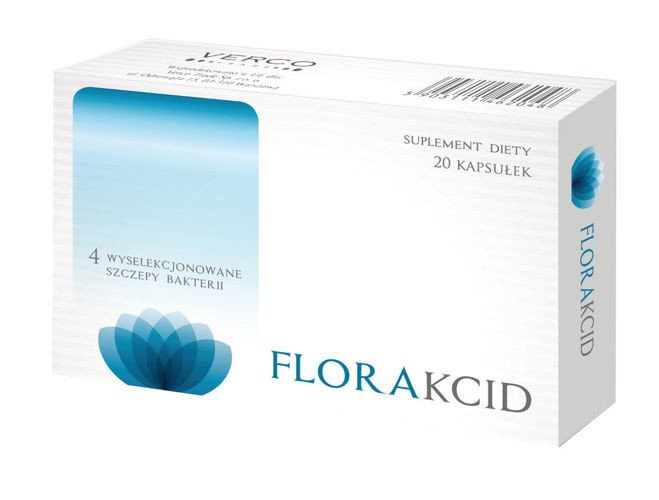FLORAKCID x 20 kapsułek - opinie, działanie, skład - Verco - i-Apteka.pl