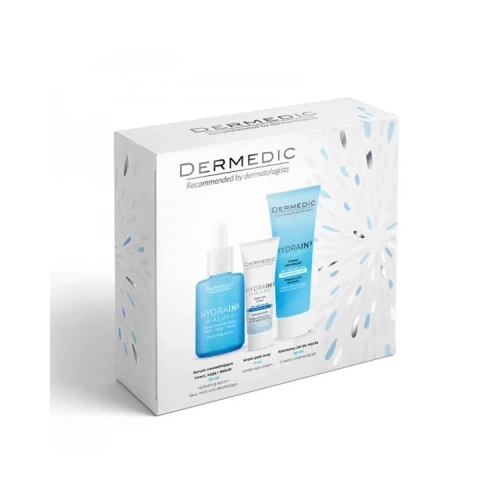 DERMEDIC Zestaw HYDRAIN 3 serum+krem+krem pod oczy - opinie, działanie ...