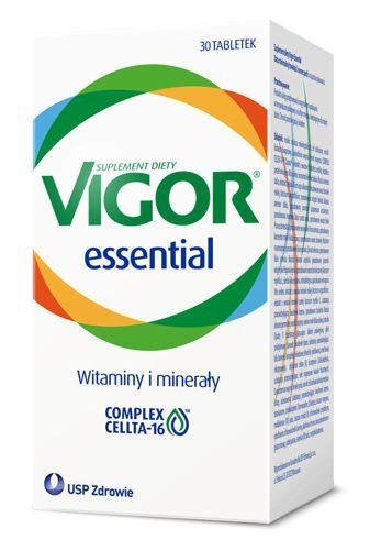 VIGOR Essential x 30 tabletek - opinie, działanie, skład - USP zdrowie ...