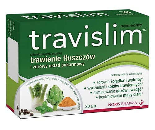 Travislim x 30 tabletek - opinie, działanie, skład - Noris Pharma - i ...