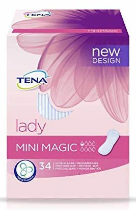 Tena Lady Slim Mini Magic x 34 sztuki - opinie, działanie, skład - TENA ...