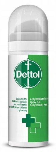 Dettol antybakteryjny spray 50ml - opinie, działanie, skład - Aerosol ...