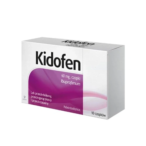 Kidofen 60mg x 10 czopków - opinie, działanie, skład - Aflofarm - i ...
