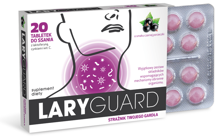 LARYGUARD x 20 tabletek do ssania - opinie, działanie, skład - Siroscan ...