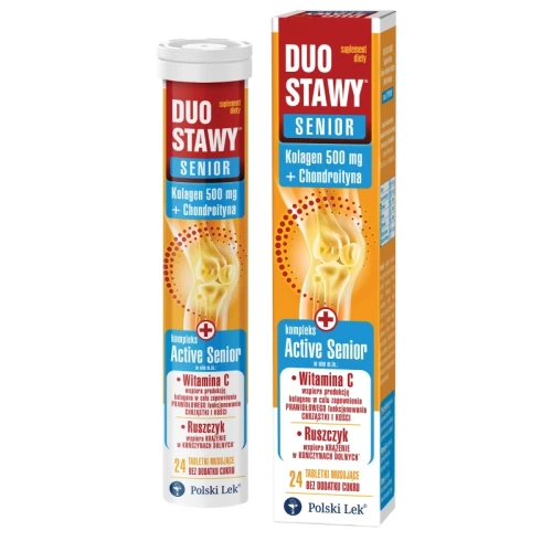 DUO STAWY Senior x 24 tabletek musujących - opinie, działanie, skład ...