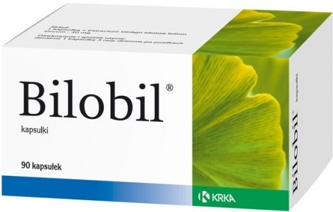 BILOBIL 40mg x 90 kapsułek - opinie, działanie, skład - Krka - i-Apteka.pl