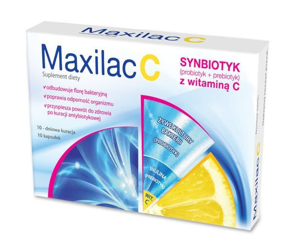 MAXILAC C x 10 kapsułek | cena, opinie, dawkowanie, skład | i-Apteka.pl