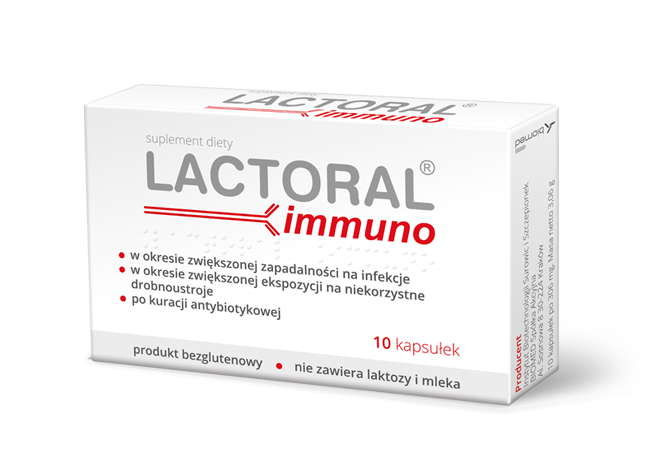 Lactoral immuno x 10 kapsułek - opinie, działanie, skład - IBSS Biomed ...