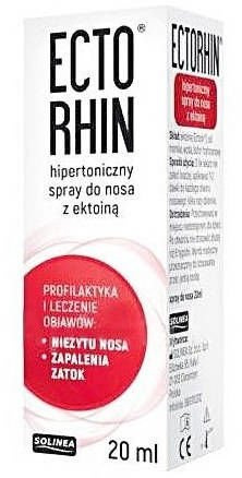 Ectorhin hipertoniczny spray do nosa 20ml | cena, opinie, dawkowanie, skład | i-Apteka.pl