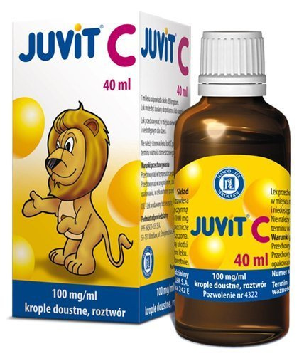 JUVIT C 0,1g/1ml krople 40 ml - opinie, działanie, skład - Hasco-Lek ...