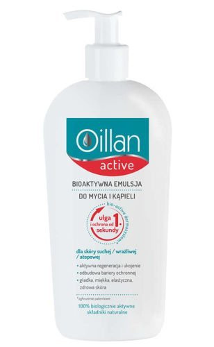 OILLAN Active Bioaktywna emulsja do mycia i kąpieli 400ml - opinie ...