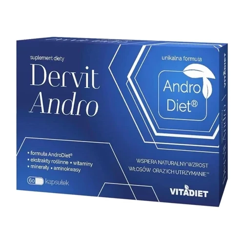 Dervit Andro x 60 kapsułek - opinie, działanie, skład - Vitadiet Sp. z ...