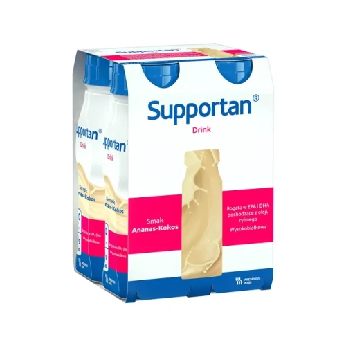 Supportan Drink smak ananasowo-kokosowy 4 x 200ml - opinie, działanie ...