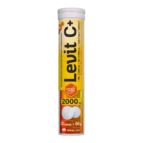Olimp Levit C+ x 20 tabletek musujących - opinie, działanie, skład ...