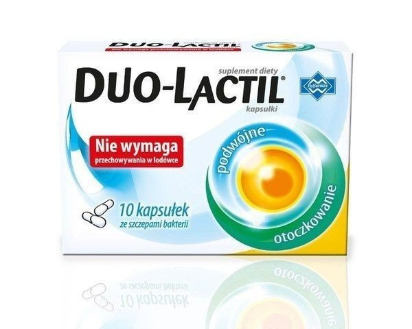 DUO-LACTIL x 10 kapsułek - opinie, działanie, skład - - i-Apteka.pl