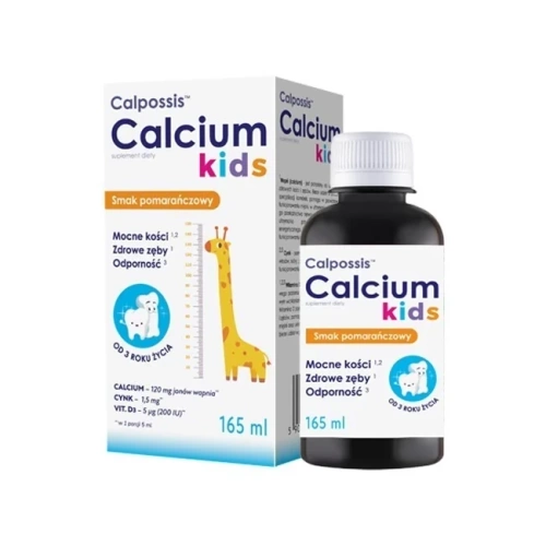 Calpossis Calcium Kids płyn 165ml - opinie, działanie, skład - Domowa ...