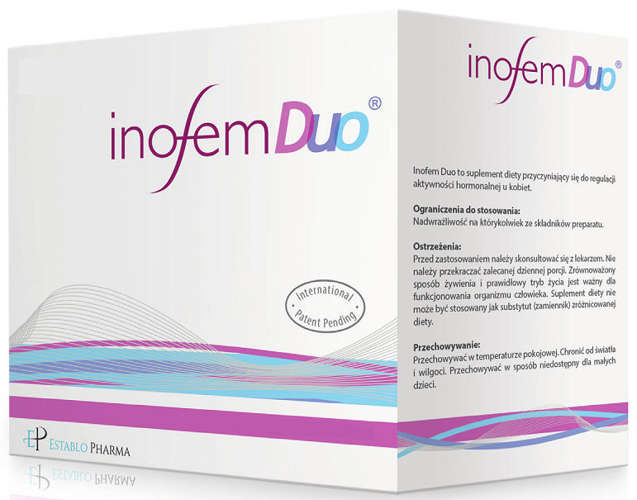 Inofem Duo x 24 tabletek - opinie, działanie, skład - Establo Pharma Sp ...