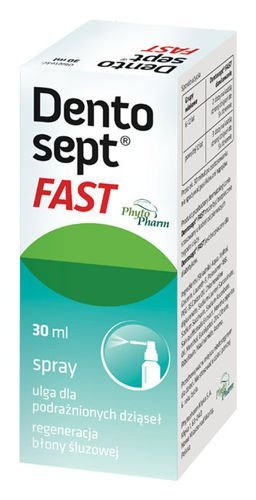 Dentosept Fast spray 30ml - opinie, działanie, skład - Phytopharm - i ...