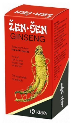 ŻEŃ -SZEŃ Ginseng x 30 kapsułek - opinie, działanie, skład - Krka - i ...