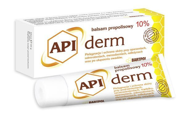 APIDERM BALSAM Propolisowy 10% 30g - opinie, działanie, skład - Bartpol ...