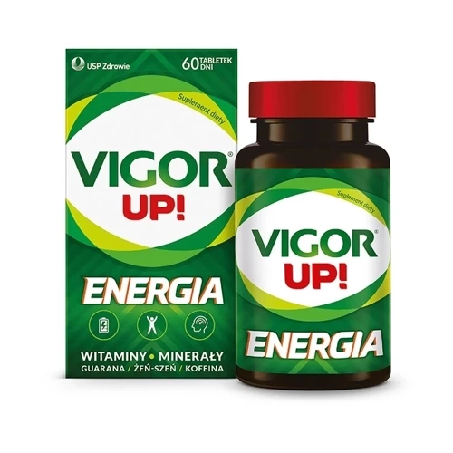 VIGOR UP! ENERGIA x 60 tabletek - opinie, działanie, skład - USP ...