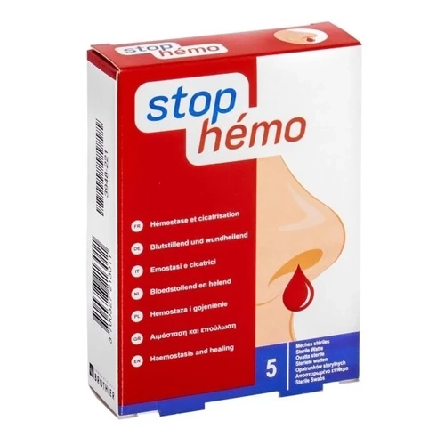 Stop Hemo Opatrunek donosowy x 5 sztuk - opinie, działanie, skład ...