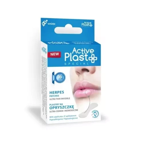 ActivePlast Plastry na opryszczkę x 16 sztuk | cena, opinie, dawkowanie, skład | i-Apteka.pl