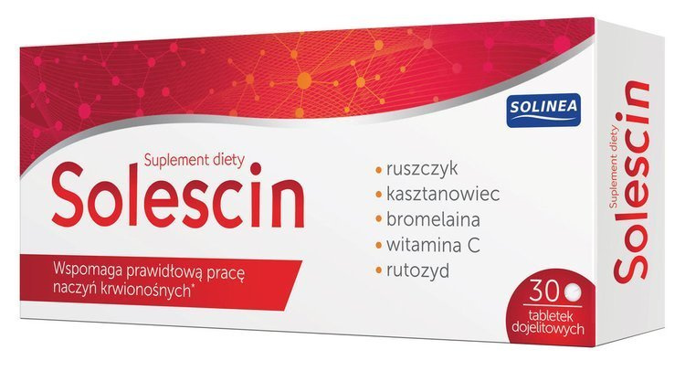 Solescin x 30 tabletek - opinie, działanie, skład - Solinea - i-Apteka.pl
