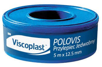 Viscoplast Polovis jedwabny przylepiec 12,5mm x 5m x 1 sztuka - opinie ...