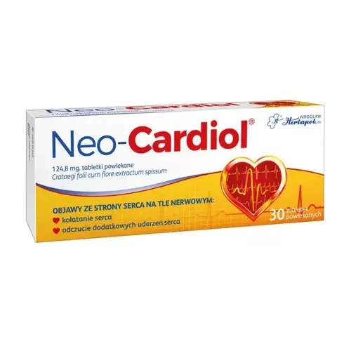 Neo-Cardiol x 30 tabletek - opinie, działanie, skład - Herbapol Wrocław ...