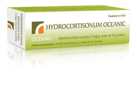 HYDROCORTISONUM OCEANIC 0,5% krem 15g - opinie, działanie, skład ...