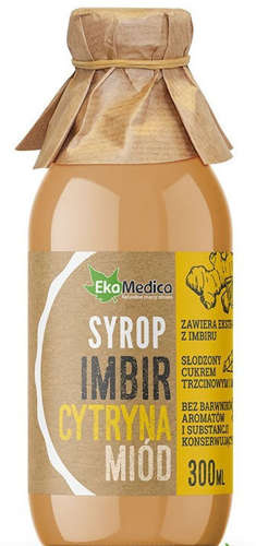 Syrop imbir cytryna miód 300ml - opinie, działanie, skład - EkaMedica ...