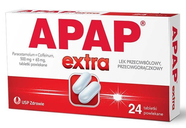 APAP Extra x 24 tabletki - opinie, działanie, skład - USP zdrowie - i ...