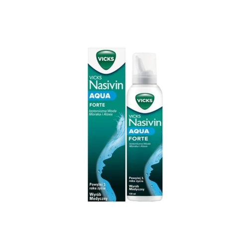 Vicks Nasivin Aqua Forte spray do nosa 120ml - opinie, działanie, skład ...