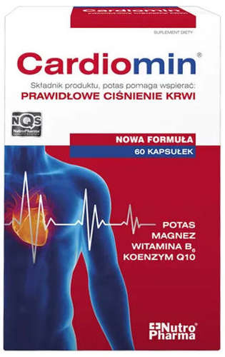 CARDIOMIN x 60 kapsułek - opinie, działanie, skład - Nutro Pharma - i ...