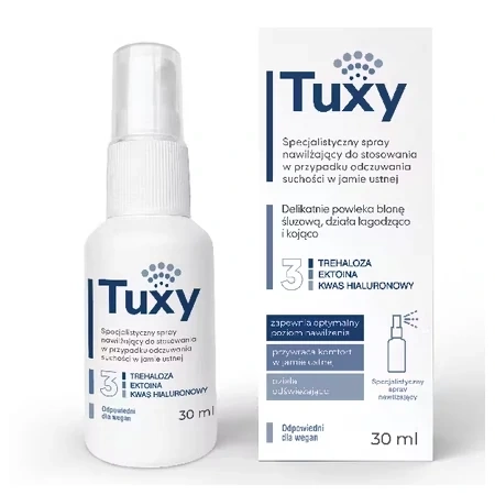 TUXY płyn do stosowaniu w jamy ustnej 30ml - opinie, działanie, skład ...