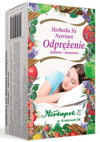 Herbatka fix Nervinex Odprężenie x 20 saszetek - opinie, działanie ...