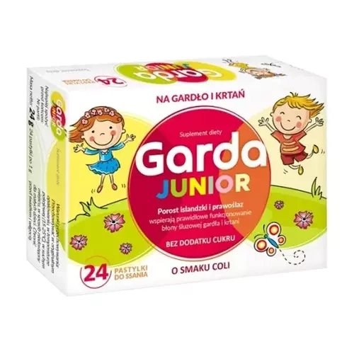 Garda Junior x 24 pastylki do ssania - opinie, działanie, skład ...