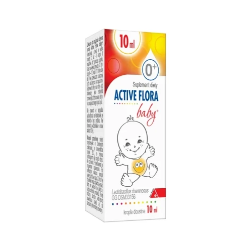 Active Flora Baby - Krople probiotyczne dla dzieci - 10ml | i-Apteka.pl