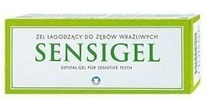 SENSIGEL żel łagodzący do zębów wrażliwych 50ml - opinie, działanie ...
